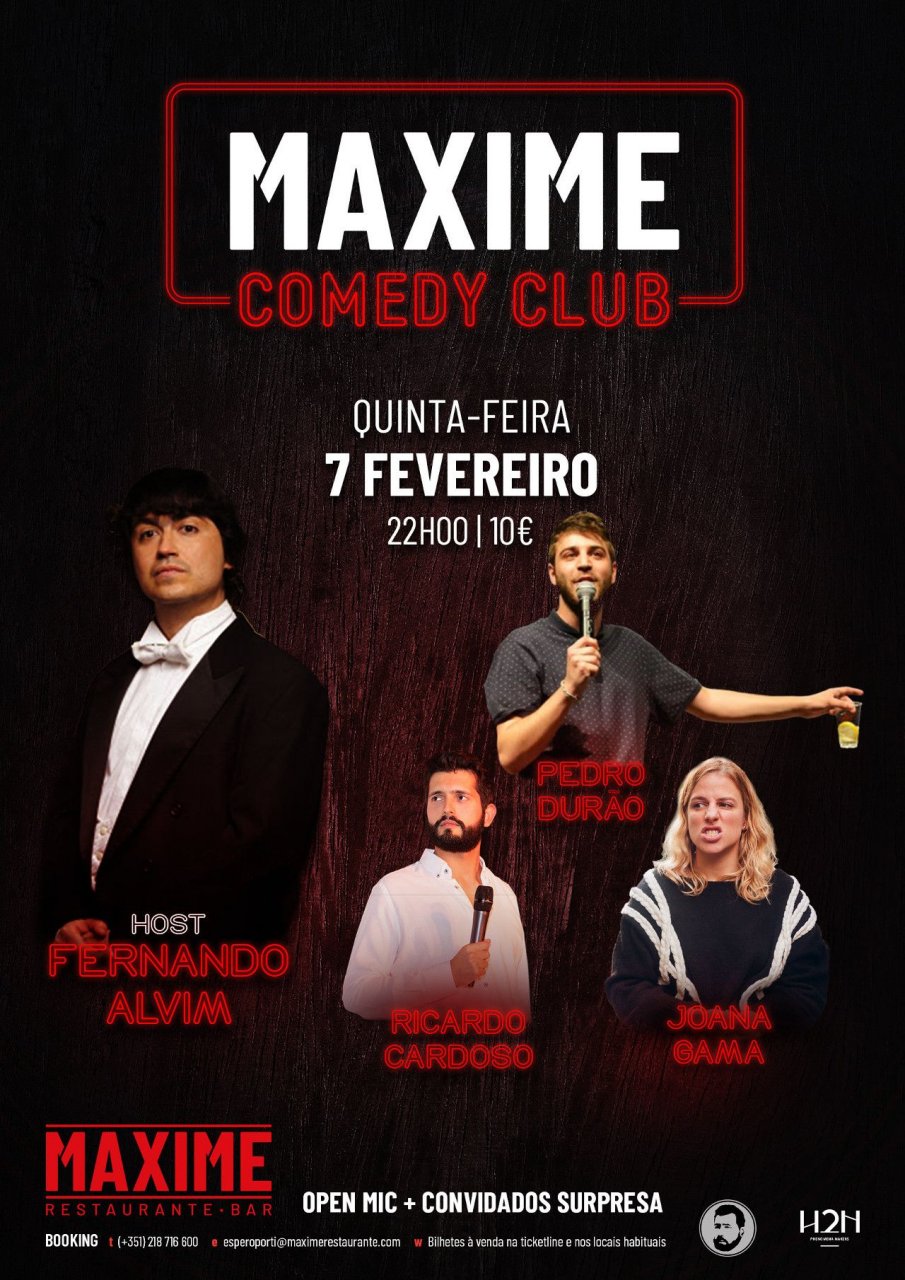 O icónico Cabaret Maxime volta a ter noites de comédia
