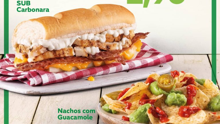 Subway tem nova sub e nachos com guacamole para provar