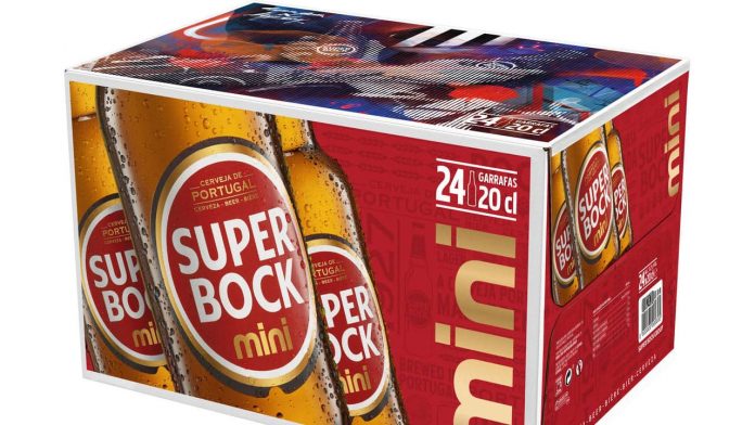 A nova caixa de cervejas Super Bock tem uma obra de arte