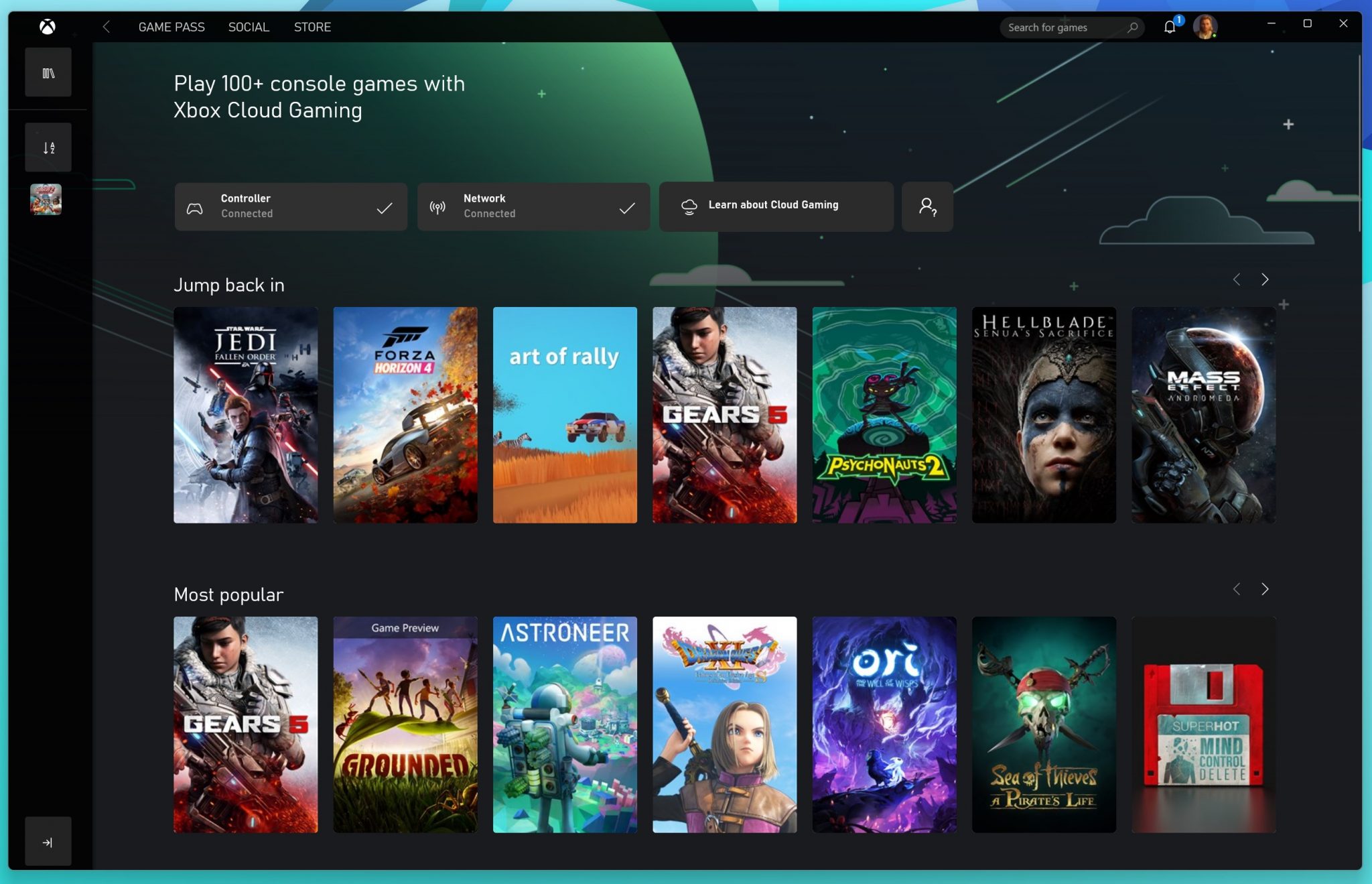 Xbox Cloud Gaming já pode ser usado nativamente no Windows 10