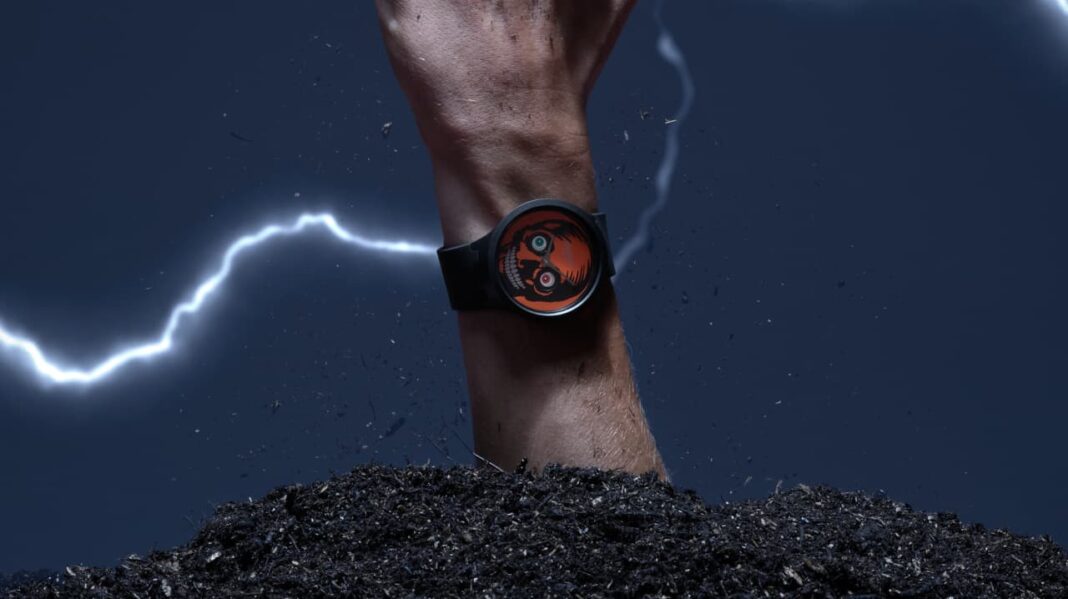 It's Spooky Time é o novo relógio Swatch de Halloween e tem olhos que mexem