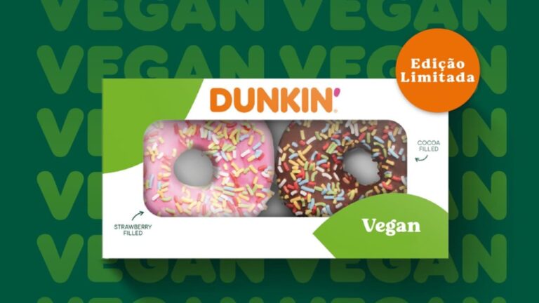 Os Dunkin Doughnuts do Continente viraram vegan